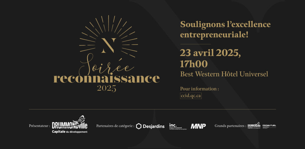Soirée reconnaissance - 23 avril 2025 - Chambre de Commerce et d ...